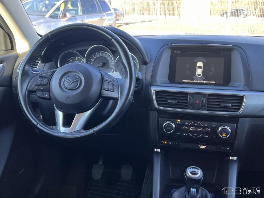 Black Mazda CX-5 2017 in Taurage, with an engine capacity of 2.20 L and mileage of 212 thousand km for 7900 €, photo 16 on AUTOMOTO.COM.LV