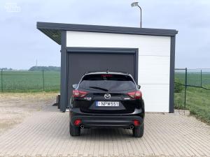 Black Mazda CX-5 2017 in Kaunas, with an engine capacity of 2.20 L and mileage of 143 thousand km for 11599 €, photo 8 on AUTOMOTO.COM.LV