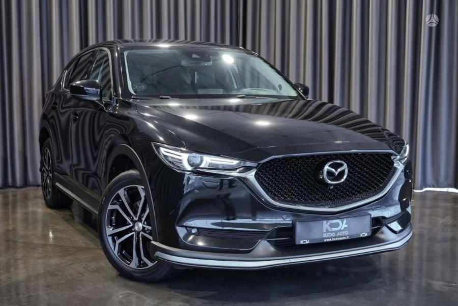 Black Mazda CX-5 2018 in Marijampole, with an engine capacity of 2.19 L and mileage of 184 thousand km for 15450 €, photo 2 on AUTOMOTO.COM.LV