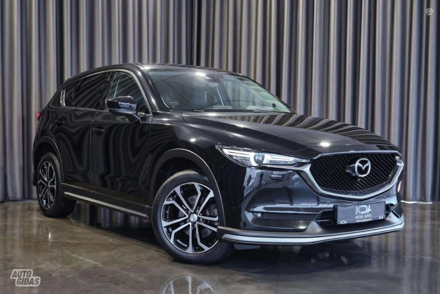 Black Mazda CX-5 2018 in Marijampole, with an engine capacity of 2.20 L and mileage of 184 thousand km for 15450 €, photo 1 on AUTOMOTO.COM.LV