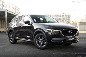 Black Mazda CX-5 2018 in Vilnius, with an engine capacity of 2.19 L and mileage of 222 thousand km for 12400 €, photo  on AUTOMOTO.COM.LV