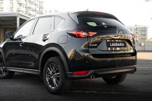 Black Mazda CX-5 2018 in Vilnius, with an engine capacity of 2.19 L and mileage of 222 thousand km for 12400 €, photo 8 on AUTOMOTO.COM.LV