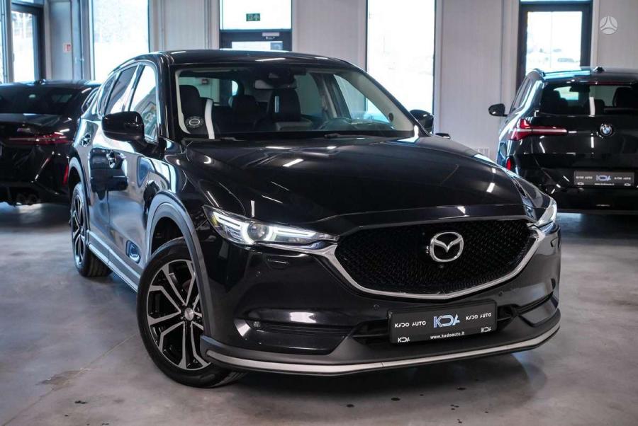 Melns Mazda CX-5 2018 Kauņa, ar dzinēja tilpumu 2.19 L un nobraukumu 184 tūkst. km par 15650 €, foto 3 vietnē AUTOMOTO.COM.LV
