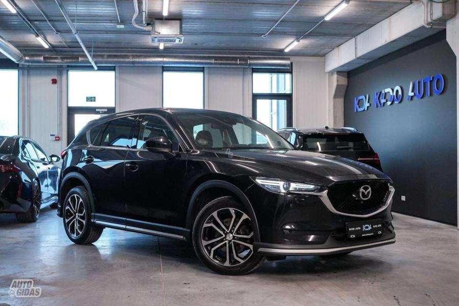Black Mazda CX-5 2018 in Marijampole, with an engine capacity of 2.20 L and mileage of 184 thousand km for 14950 €, photo 1 on AUTOMOTO.COM.LV