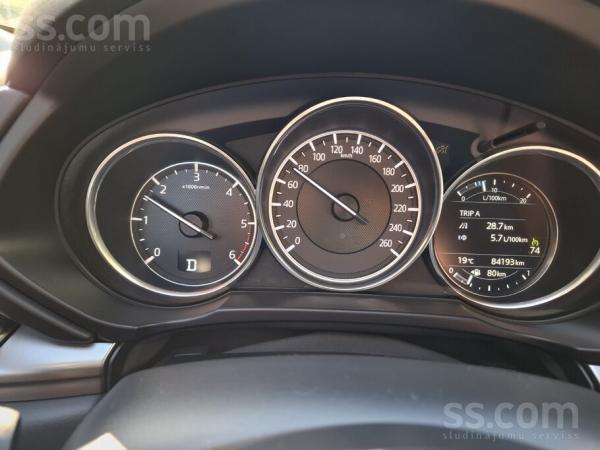 Melns Mazda CX-5 2018 Rīga, ar dzinēja tilpumu 2.20 L un nobraukumu 88 tūkst. km par 16500 €, foto 7 vietnē AUTOMOTO.COM.LV