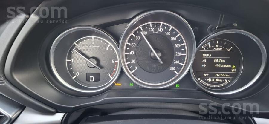 Black Mazda CX-5 2018 in Riga, with an engine capacity of 2.20 L and mileage of 89 thousand km for 16500 €, photo 15 on AUTOMOTO.COM.LV