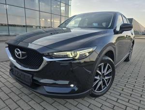 Melns Mazda CX-5 2018 Panevēža, ar dzinēja tilpumu 2.19 L un nobraukumu 235 tūkst. km par 11999 €, foto  vietnē AUTOMOTO.COM.LV