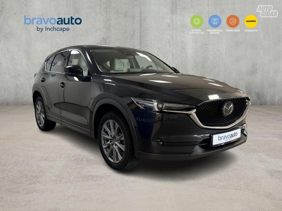 Black Mazda CX-5 2021 in Vilnius, with an engine capacity of 2.00 L and mileage of 61 thousand km for 23990 €, photo 6 on AUTOMOTO.COM.LV
