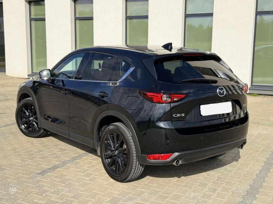 Black Mazda CX-5 2021 in Vilnius, with an engine capacity of 2.49 L and mileage of 90 thousand km for 25500 €, photo 7 on AUTOMOTO.COM.LV