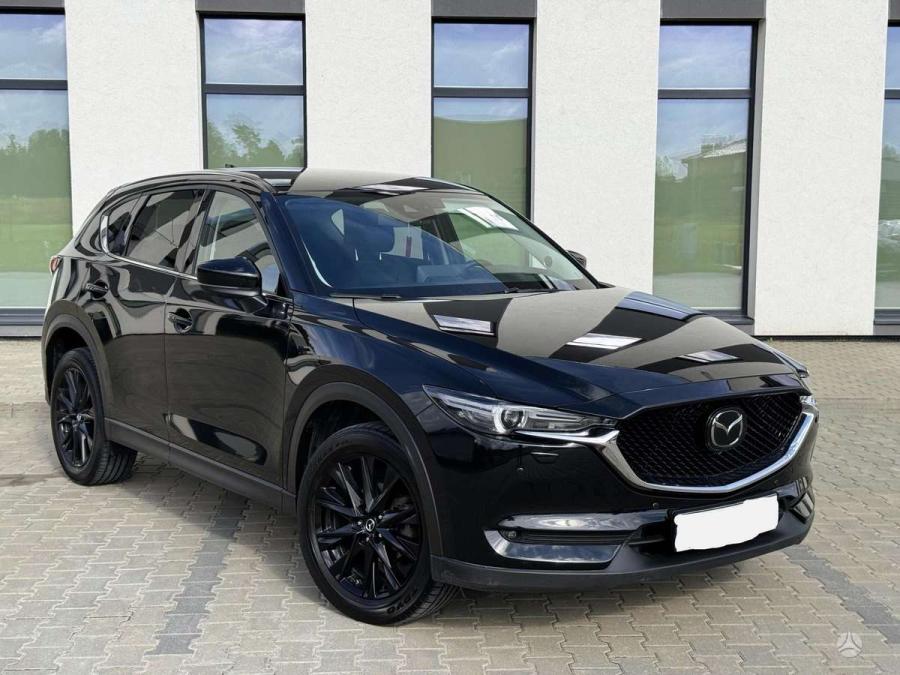 Black Mazda CX-5 2021 in Vilnius, with an engine capacity of 2.49 L and mileage of 90 thousand km for 25500 €, photo 12 on AUTOMOTO.COM.LV