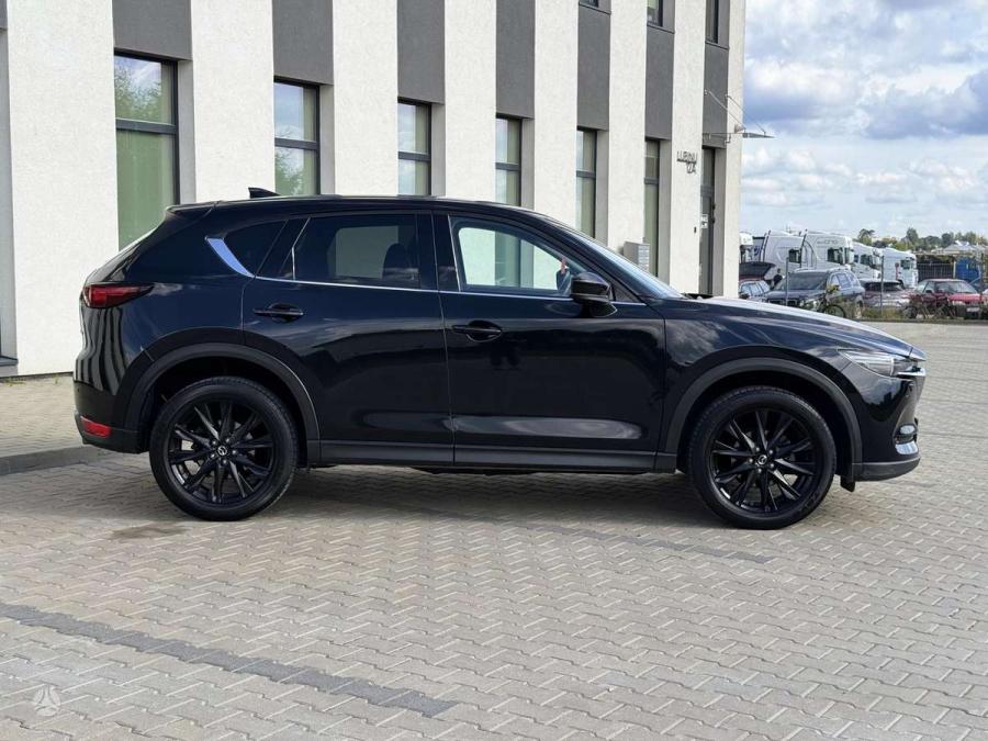 Black Mazda CX-5 2021 in Vilnius, with an engine capacity of 2.49 L and mileage of 90 thousand km for 25500 €, photo 14 on AUTOMOTO.COM.LV