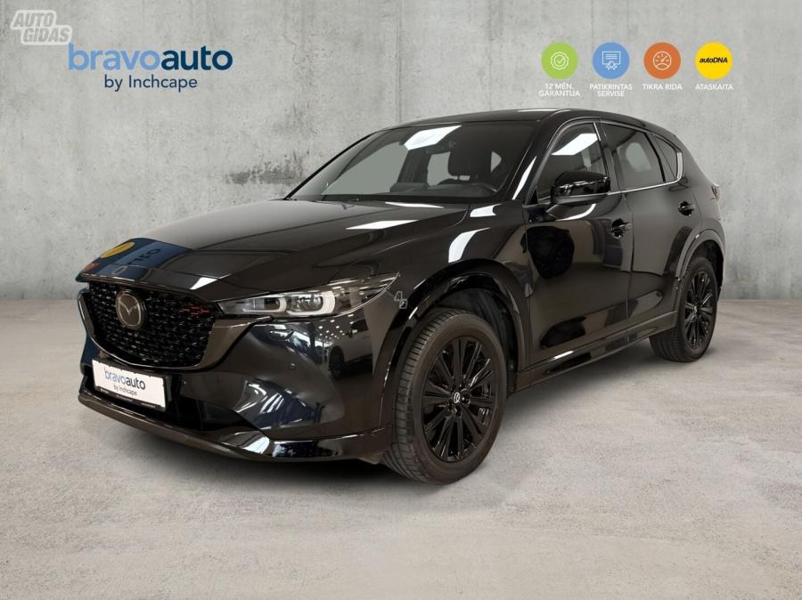 Black Mazda CX-5 2022 in Vilnius, with an engine capacity of 2.00 L and mileage of 40 thousand km for 26500 €, photo 1 on AUTOMOTO.COM.LV