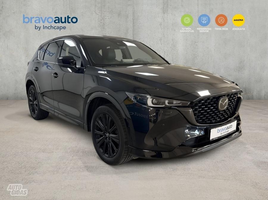 Black Mazda CX-5 2022 in Vilnius, with an engine capacity of 2.00 L and mileage of 40 thousand km for 26500 €, photo 7 on AUTOMOTO.COM.LV