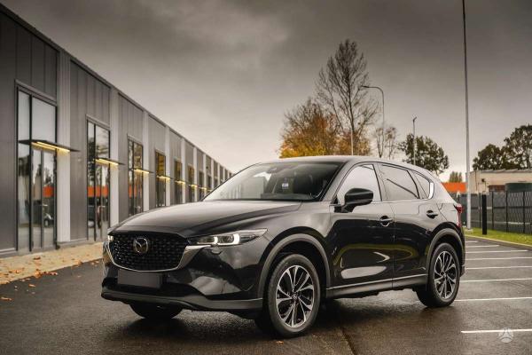 Black Mazda CX-5 2023 in Kaunas, with an engine capacity of 2.19 L and mileage of 142 thousand km for 19900 €, photo 5 on AUTOMOTO.COM.LV