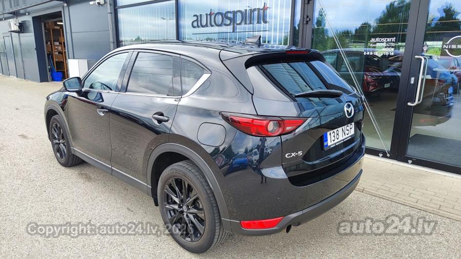 Black Mazda CX-5 2021 in Tartu, with an engine capacity of 2.50 L and mileage of 67 thousand km for 21990 €, photo 4 on AUTOMOTO.COM.LV