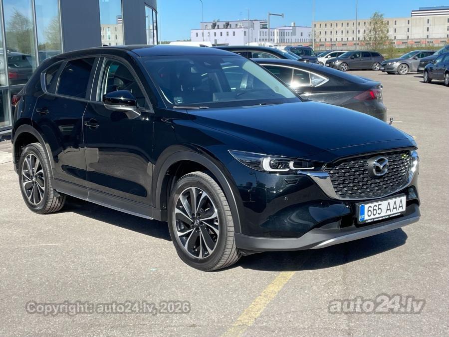 Melns Mazda CX-5 2024 Tartu, ar dzinēja tilpumu 2.00 L un nobraukumu 58 tūkst. km par 29990 €, foto 4 vietnē AUTOMOTO.COM.LV