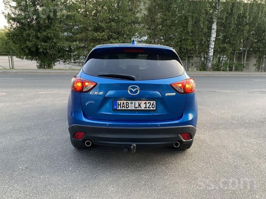 Zils Mazda CX-5 2012 Ogre, ar dzinēja tilpumu 2.20 L un nobraukumu 133 tūkst. km par 6850 €, foto 8 vietnē AUTOMOTO.COM.LV
