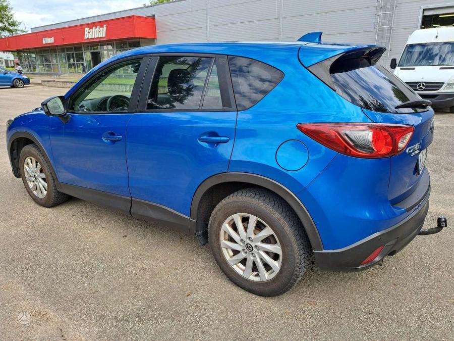 Blue Mazda CX-5 2012 in Alytus, with an engine capacity of 2.18 L and mileage of 212 thousand km for 5800 €, photo 5 on AUTOMOTO.COM.LV