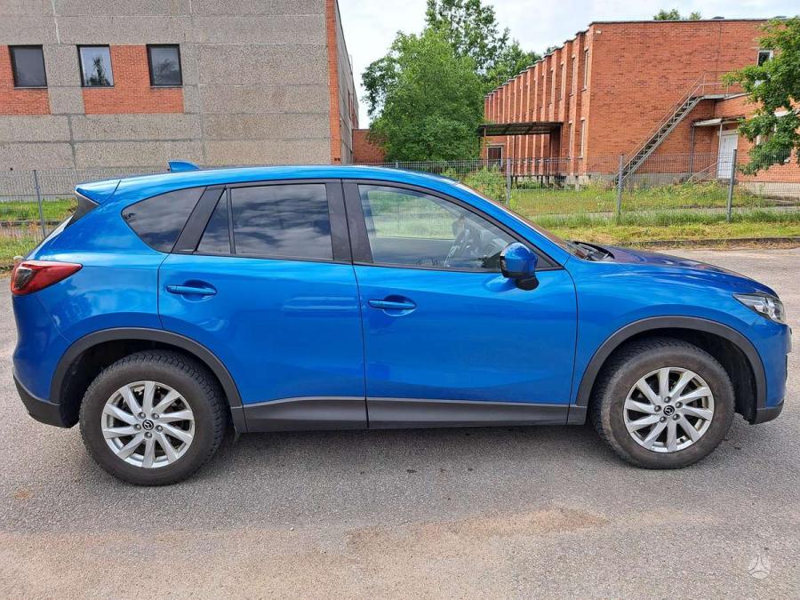 Blue Mazda CX-5 2012 in Alytus, with an engine capacity of 2.18 L and mileage of 212 thousand km for 5800 €, photo 11 on AUTOMOTO.COM.LV