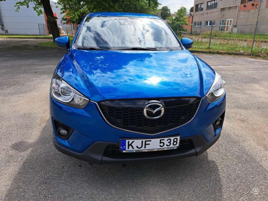 Blue Mazda CX-5 2012 in Alytus, with an engine capacity of 2.18 L and mileage of 212 thousand km for 5800 €, photo 15 on AUTOMOTO.COM.LV