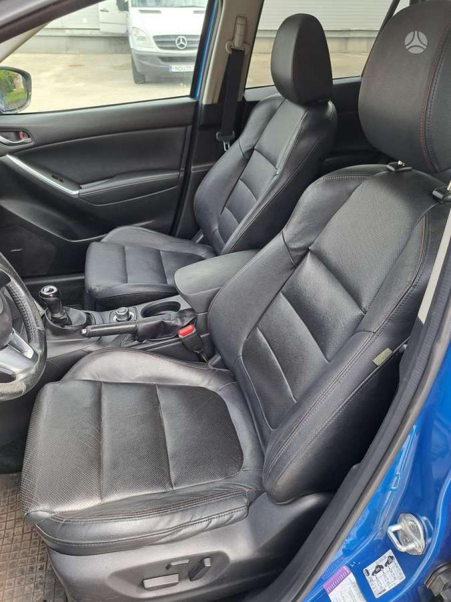 Blue Mazda CX-5 2012 in Alytus, with an engine capacity of 2.18 L and mileage of 212 thousand km for 5800 €, photo 25 on AUTOMOTO.COM.LV