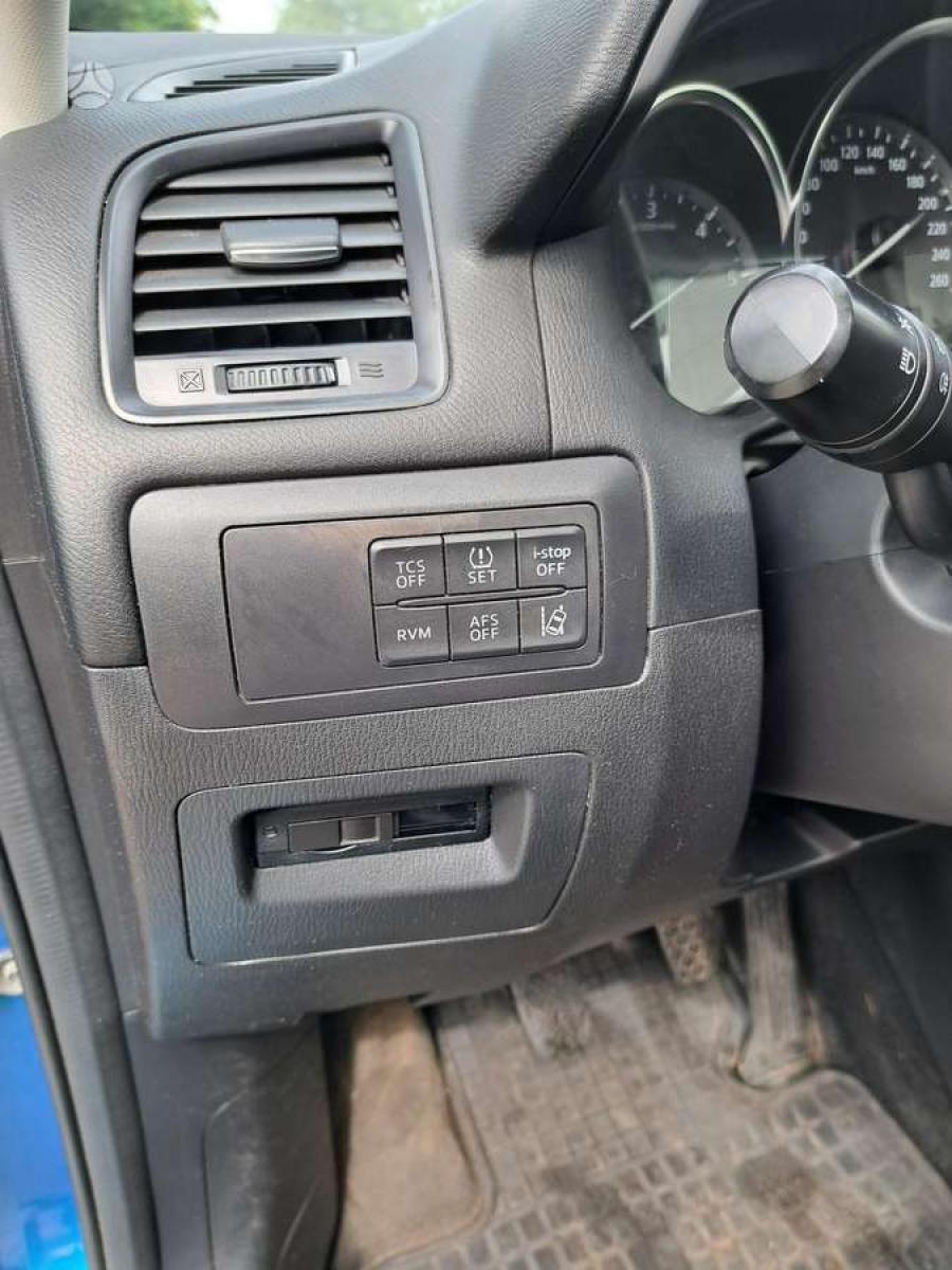 Blue Mazda CX-5 2012 in Alytus, with an engine capacity of 2.18 L and mileage of 212 thousand km for 5800 €, photo 28 on AUTOMOTO.COM.LV