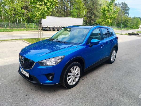 Zils Mazda CX-5 2012 Viļņa, ar dzinēja tilpumu 2.19 L un nobraukumu 328 tūkst. km par 5950 €, foto 1 vietnē AUTOMOTO.COM.LV