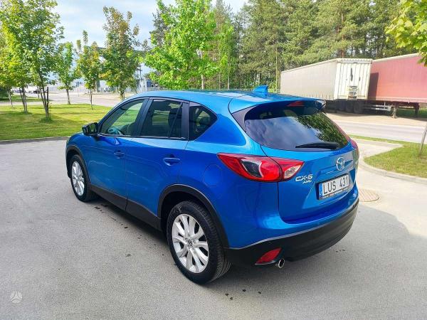 Zils Mazda CX-5 2012 Viļņa, ar dzinēja tilpumu 2.19 L un nobraukumu 328 tūkst. km par 5950 €, foto 4 vietnē AUTOMOTO.COM.LV