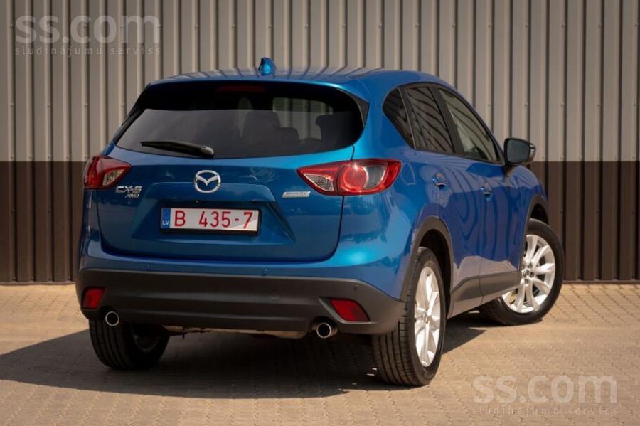 Zils Mazda CX-5 2012 Tukums, ar dzinēja tilpumu 2.20 L un nobraukumu 117 tūkst. km par 10950 €, foto 8 vietnē AUTOMOTO.COM.LV