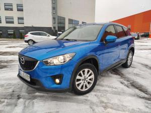 Blue Mazda CX-5 2013 in Vilnius, with an engine capacity of 2.19 L and mileage of 182 thousand km for 7499 €, photo  on AUTOMOTO.COM.LV