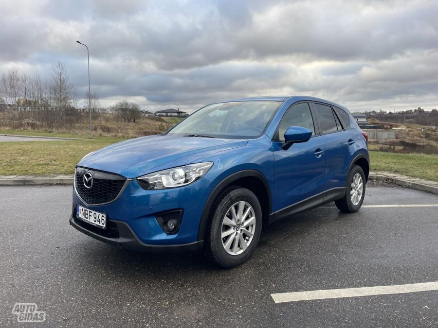 Blue Mazda CX-5 2013 in Vilnius, with an engine capacity of 2.20 L and mileage of 178 thousand km for 7000 €, photo 1 on AUTOMOTO.COM.LV