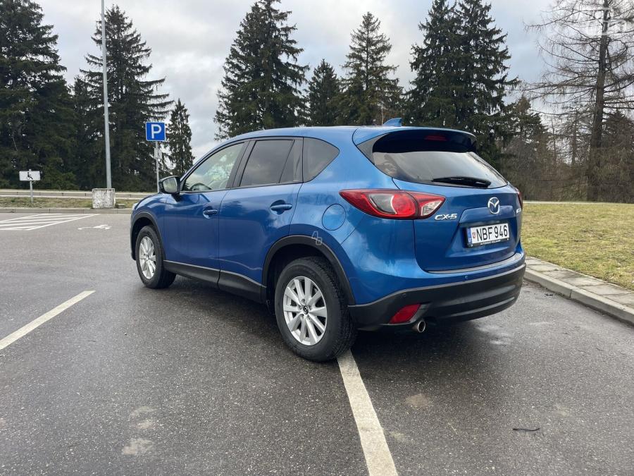 Blue Mazda CX-5 2013 in Vilnius, with an engine capacity of 2.20 L and mileage of 178 thousand km for 7000 €, photo 8 on AUTOMOTO.COM.LV