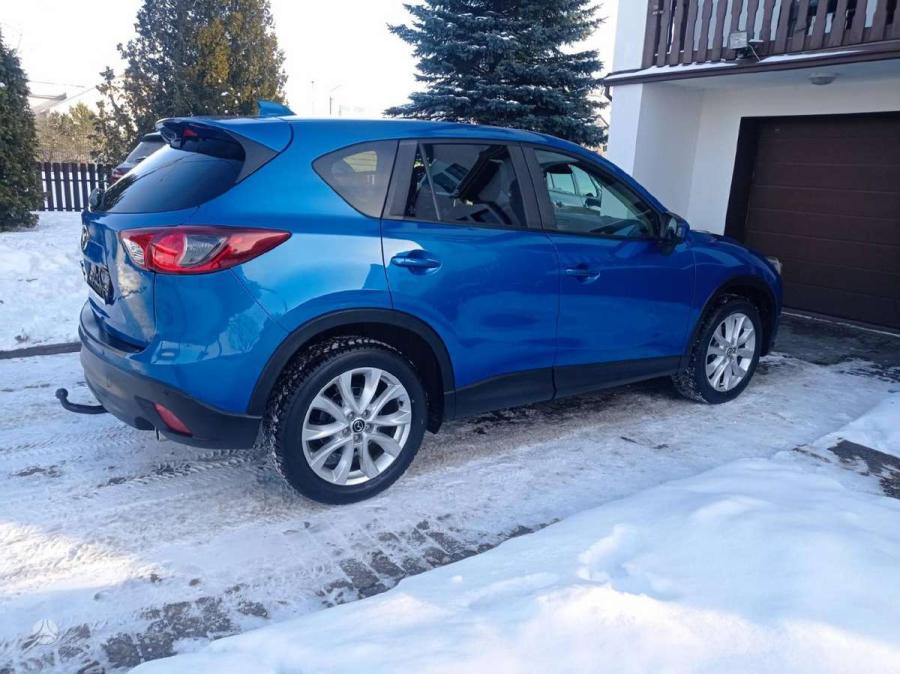 Zils Mazda CX-5 2013 Šauļi, ar dzinēja tilpumu 2.20 L un nobraukumu 170 tūkst. km par 8400 €, foto 6 vietnē AUTOMOTO.COM.LV