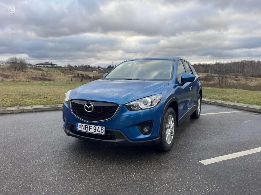 Blue Mazda CX-5 2013 in Vilnius, with an engine capacity of 2.19 L and mileage of 180 thousand km for 7000 €, photo 2 on AUTOMOTO.COM.LV