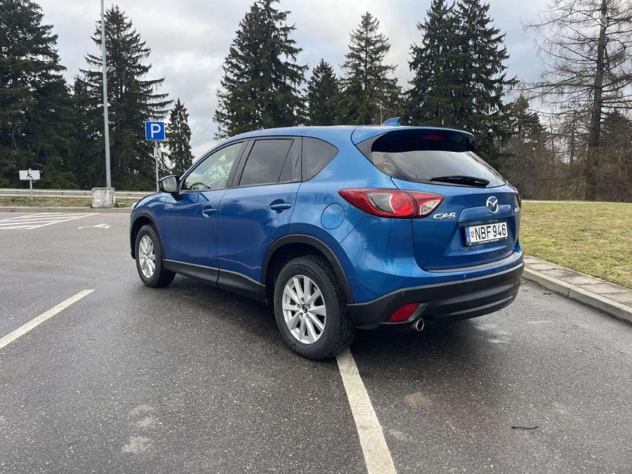 Blue Mazda CX-5 2013 in Vilnius, with an engine capacity of 2.19 L and mileage of 180 thousand km for 7000 €, photo 8 on AUTOMOTO.COM.LV