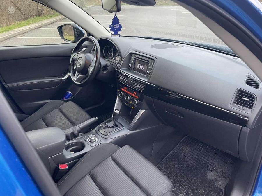 Blue Mazda CX-5 2013 in Vilnius, with an engine capacity of 2.19 L and mileage of 180 thousand km for 7000 €, photo 11 on AUTOMOTO.COM.LV