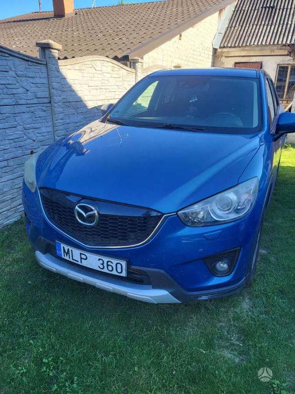 Zils Mazda CX-5 2013 Marijampole, ar dzinēja tilpumu 2.19 L un nobraukumu 234 tūkst. km par 3000 €, foto 1 vietnē AUTOMOTO.COM.LV