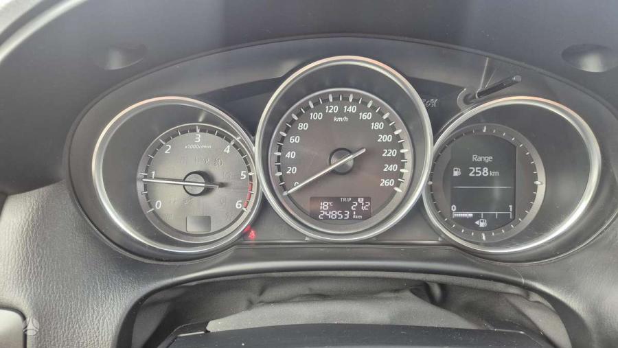 Blue Mazda CX-5 2013 in Kaunas, with an engine capacity of 2.19 L and mileage of 248 thousand km for 3050 €, photo 7 on AUTOMOTO.COM.LV