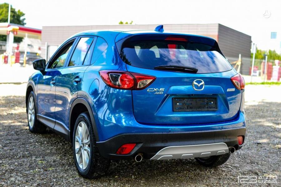 Blue Mazda CX-5 2013 in Kretinga, with an engine capacity of 2.20 L and mileage of 168 thousand km for 6950 €, photo 8 on AUTOMOTO.COM.LV