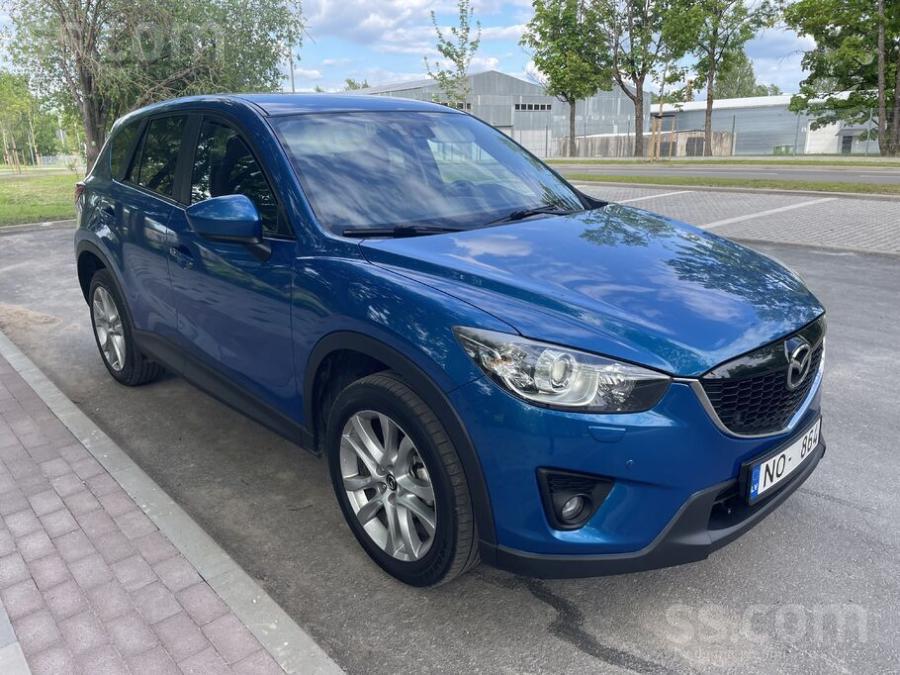 Zils Mazda CX-5 2013 Cēsis, ar dzinēja tilpumu 2.20 L un nobraukumu 312 tūkst. km par 7250 €, foto 1 vietnē AUTOMOTO.COM.LV