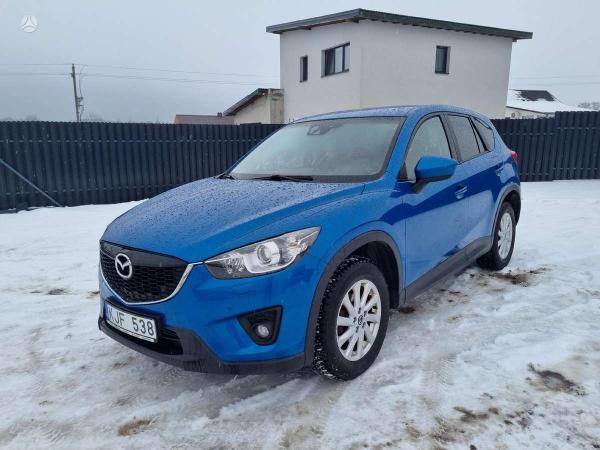 Zils Mazda CX-5 2014 Alīta, ar dzinēja tilpumu 2.19 L un nobraukumu 212 tūkst. km par 3900 €, foto 1 vietnē AUTOMOTO.COM.LV