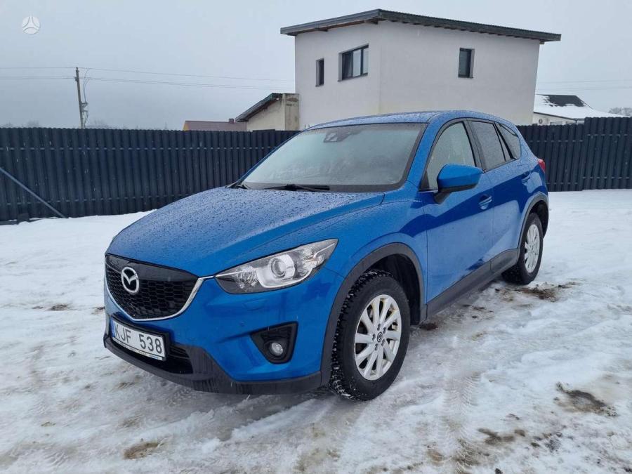 Zils Mazda CX-5 2014 Alīta, ar dzinēja tilpumu 2.19 L un nobraukumu 212 tūkst. km par 3900 €, foto 1 vietnē AUTOMOTO.COM.LV
