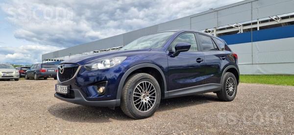 Zils Mazda CX-5 2014 Daugavpils, ar dzinēja tilpumu 2.20 L un nobraukumu 235 tūkst. km par 7450 €, foto 1 vietnē AUTOMOTO.COM.LV