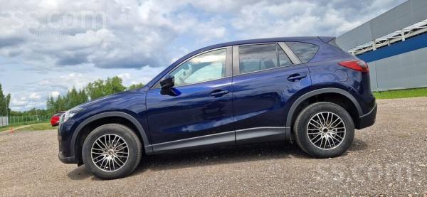 Zils Mazda CX-5 2014 Daugavpils, ar dzinēja tilpumu 2.20 L un nobraukumu 235 tūkst. km par 7450 €, foto 2 vietnē AUTOMOTO.COM.LV