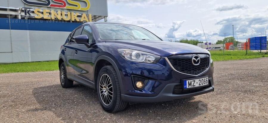 Blue Mazda CX-5 2014 in Daugavpils, with an engine capacity of 2.20 L and mileage of 235 thousand km for 7450 €, photo 8 on AUTOMOTO.COM.LV
