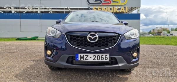 Zils Mazda CX-5 2014 Daugavpils, ar dzinēja tilpumu 2.20 L un nobraukumu 235 tūkst. km par 7450 €, foto 8 vietnē AUTOMOTO.COM.LV