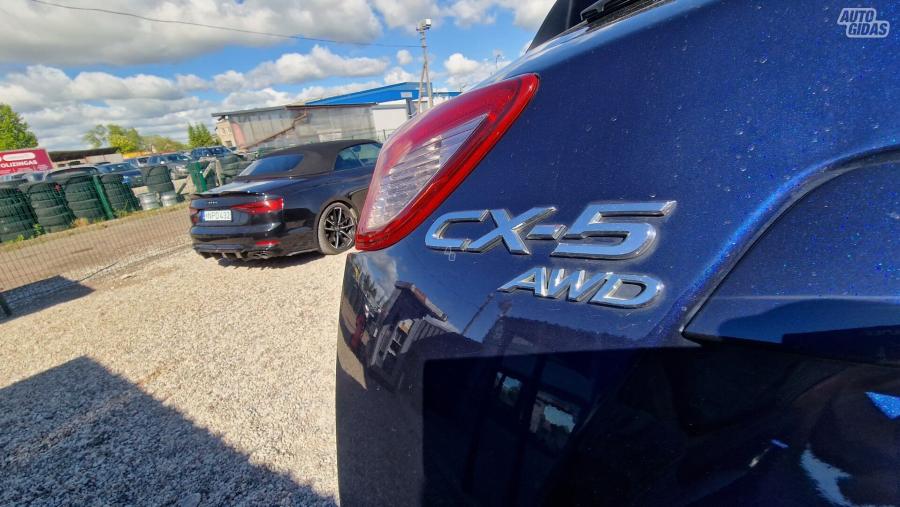 Blue Mazda CX-5 2014 in Kretinga, with an engine capacity of 2.50 L and mileage of 139 thousand km for 8699 €, photo 21 on AUTOMOTO.COM.LV