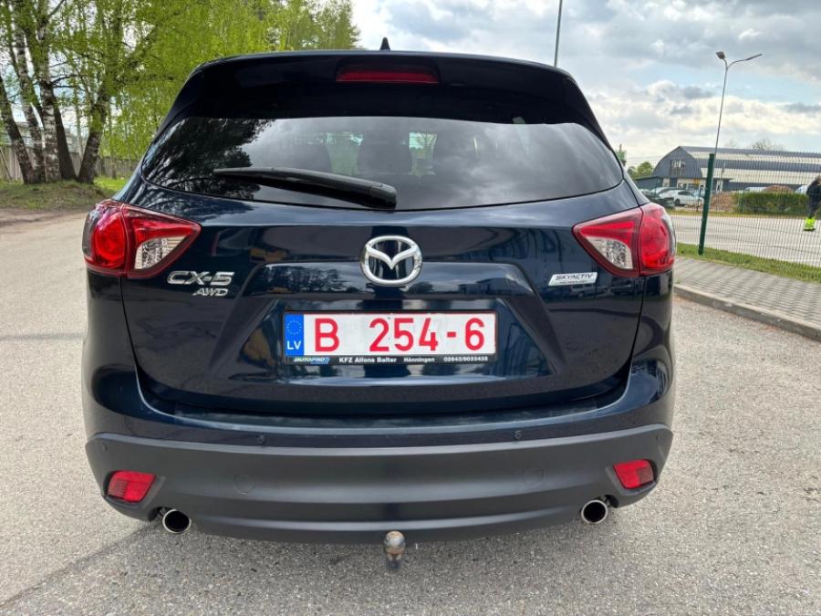 Blue Mazda CX-5 2014 in Riga, with an engine capacity of 2.20 L and mileage of 181 thousand km for 6900 €, photo 10 on AUTOMOTO.COM.LV