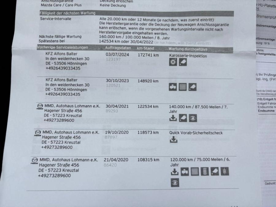 Blue Mazda CX-5 2014 in Riga, with an engine capacity of 2.20 L and mileage of 181 thousand km for 6900 €, photo 14 on AUTOMOTO.COM.LV