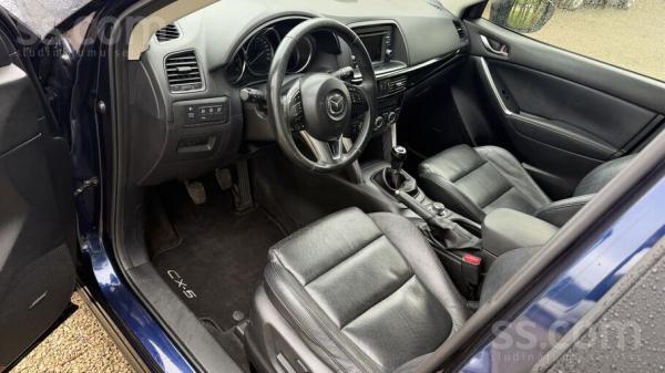Zils Mazda CX-5 2014 Aizkraukle, ar dzinēja tilpumu 2.20 L un nobraukumu 166 tūkst. km par 7480 €, foto 6 vietnē AUTOMOTO.COM.LV